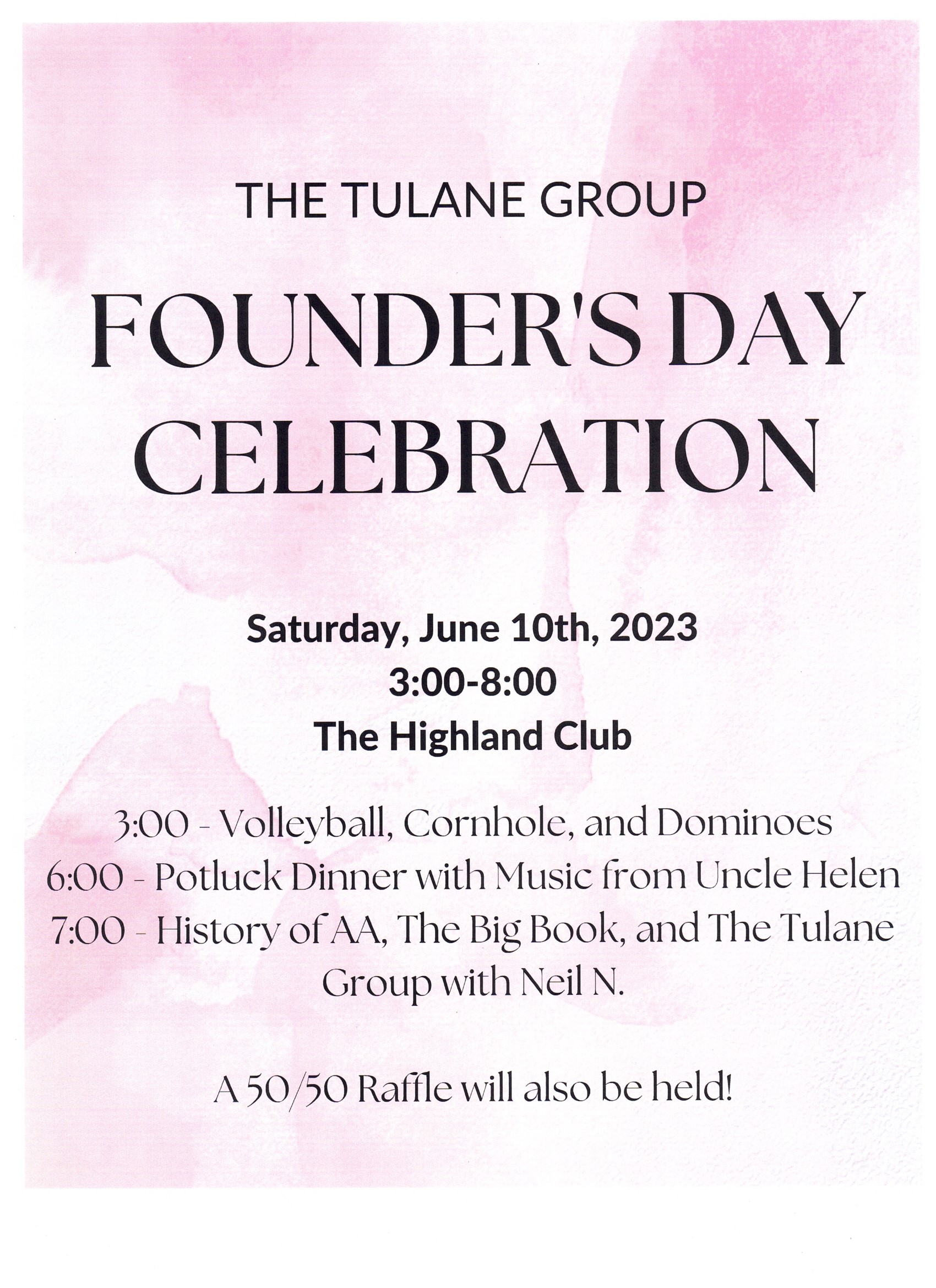 Founder’s Day Celebration