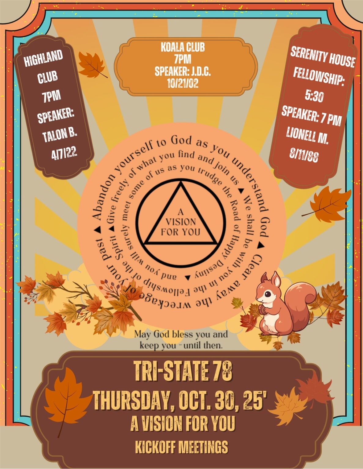 Tri-State Kick-Off Speaker Meeting- KOALA CLUB